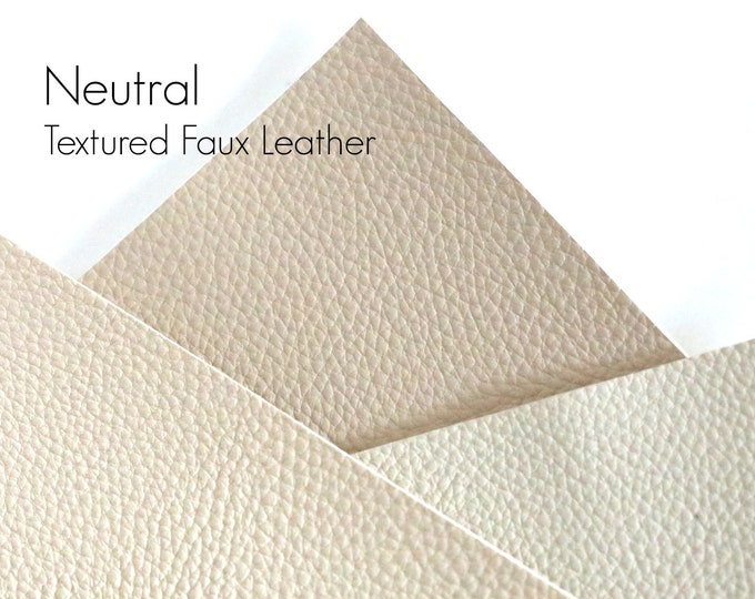 Neutral Toned Faux Leather - Etsy