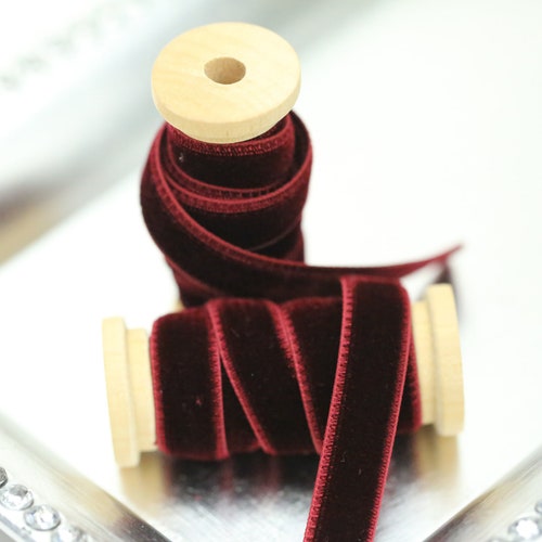 Velvet Ribbon // Double Sided Velvet Ribbon // Double Faced - Etsy