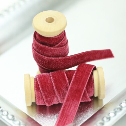 Velvet Ribbon // Double Sided Velvet Ribbon // Double Faced - Etsy