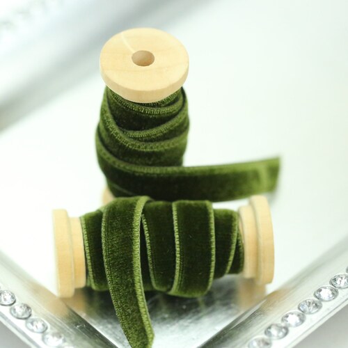 Velvet Ribbon // Double Sided Velvet Ribbon // Double Faced - Etsy