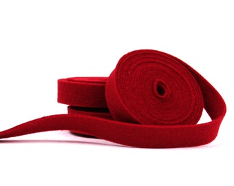 Wool Felt 100 Percent Wool Felt Ribbon in color IVORY 1/2 | Etsy