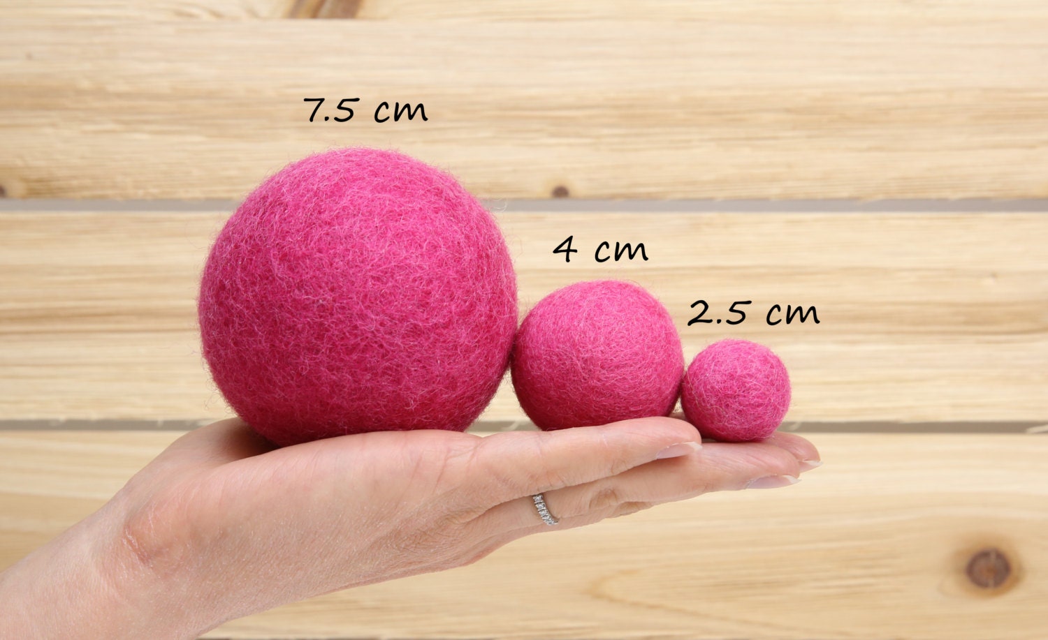 XL Felt Balls // Super Large Felt Balls // Colorful Jumbo - Etsy