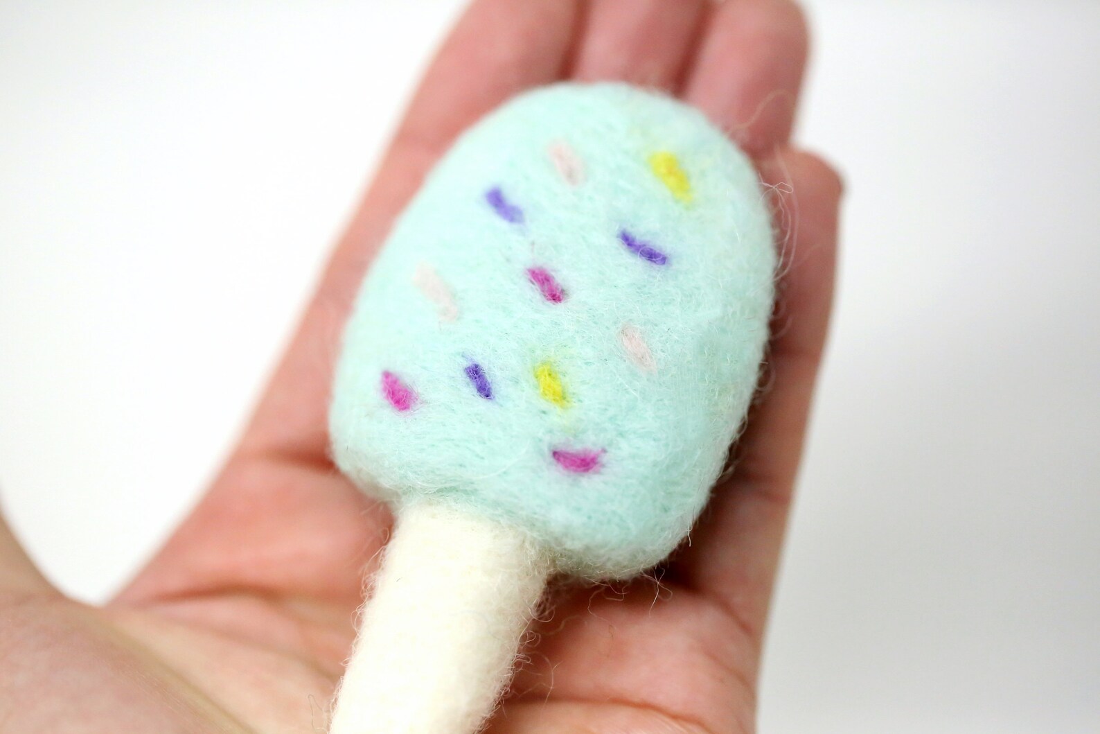 Felt Popsicles Felt Ice Cream Felt Shapes Wool Felted - Etsy