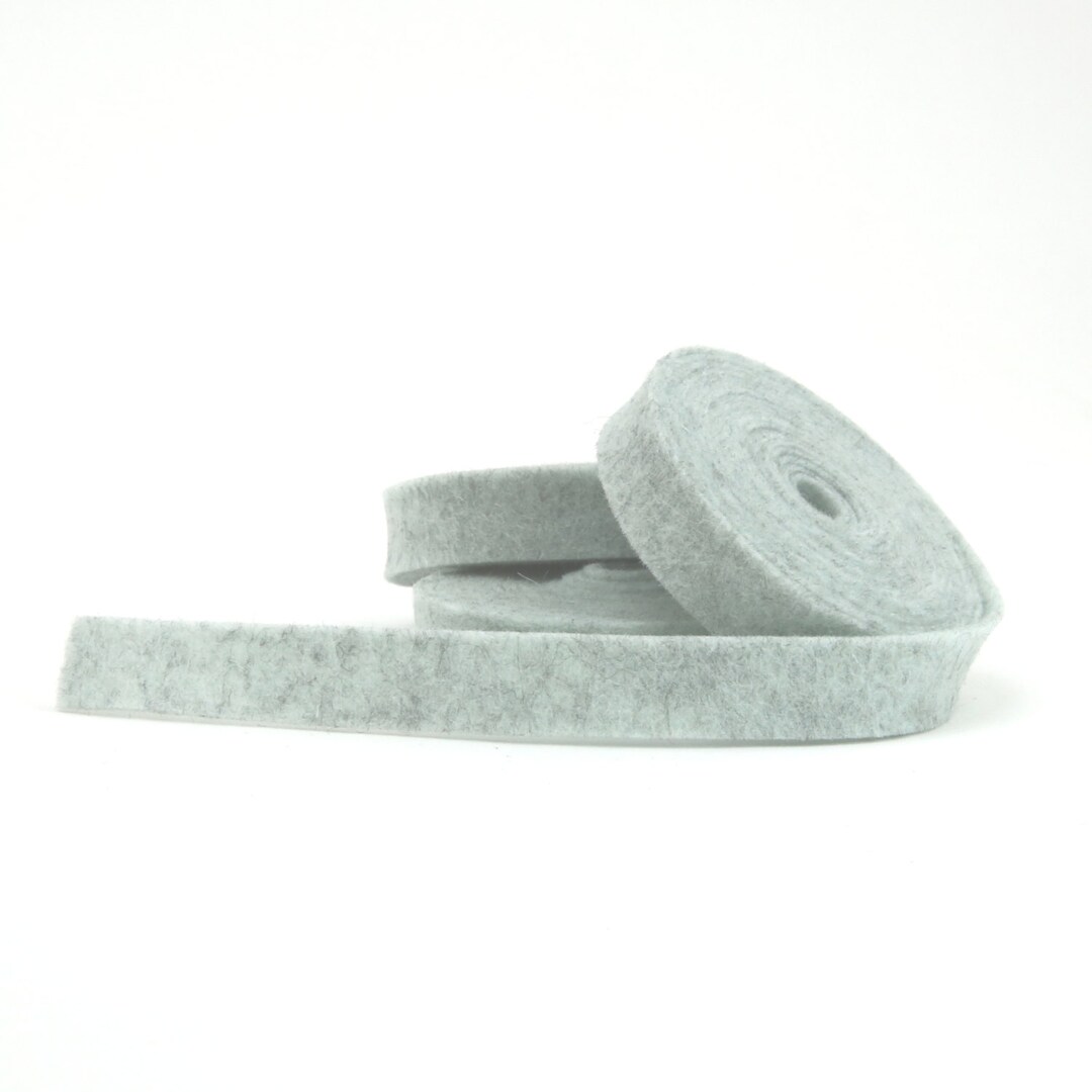 Wool Felt - 100 Percent Wool Felt Ribbon in Color MINT N CHIP - 1/2 ...