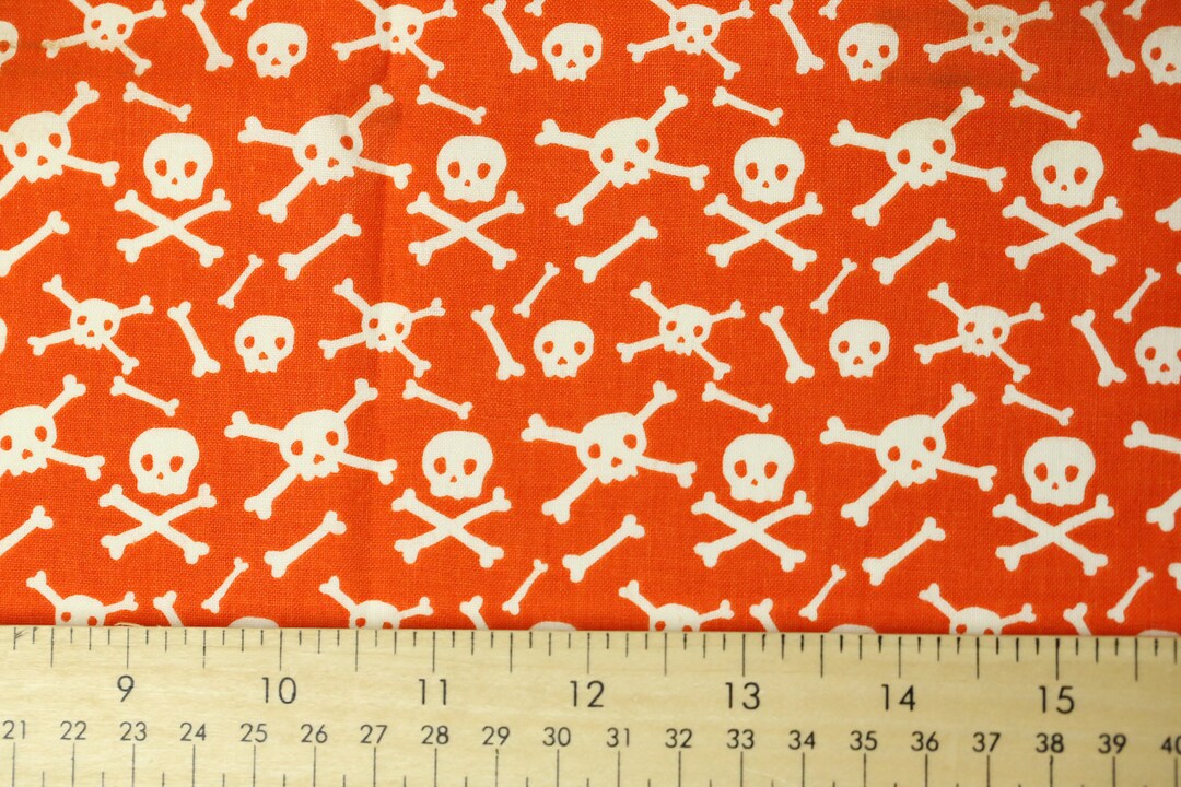 Halloween Fabric Skeleton Fabric Cotton Fabric - Etsy UK
