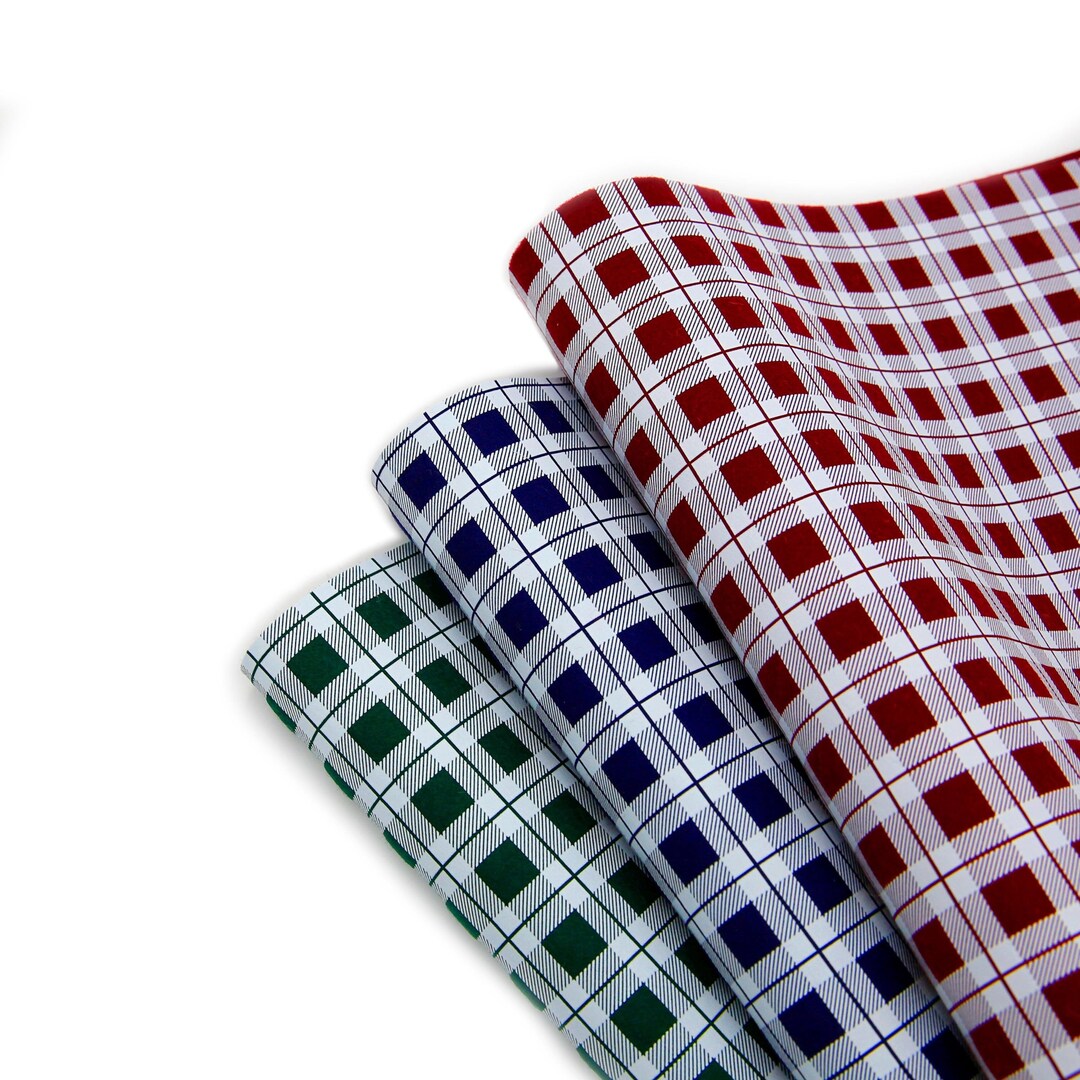 ROYAL PLAID Printed Wool Felt | Plaid Felt | Plaid Wool Felt | Plaid ...