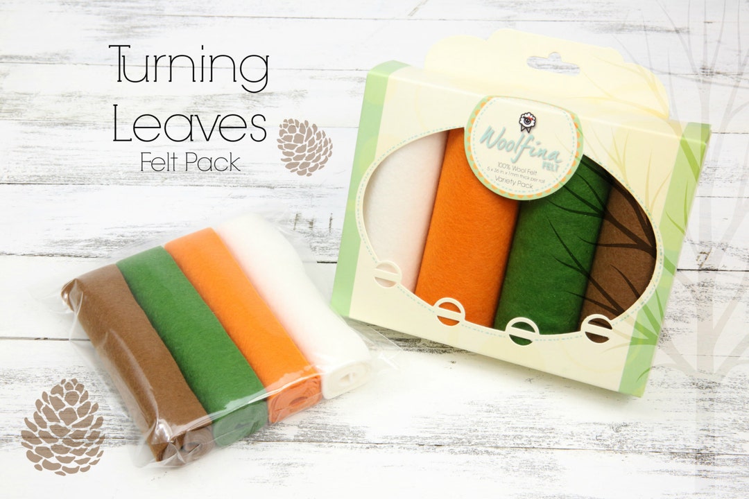 TURNING LEAVES Felt Pack // Fall Wool Felt // Fall Felt Pack ...