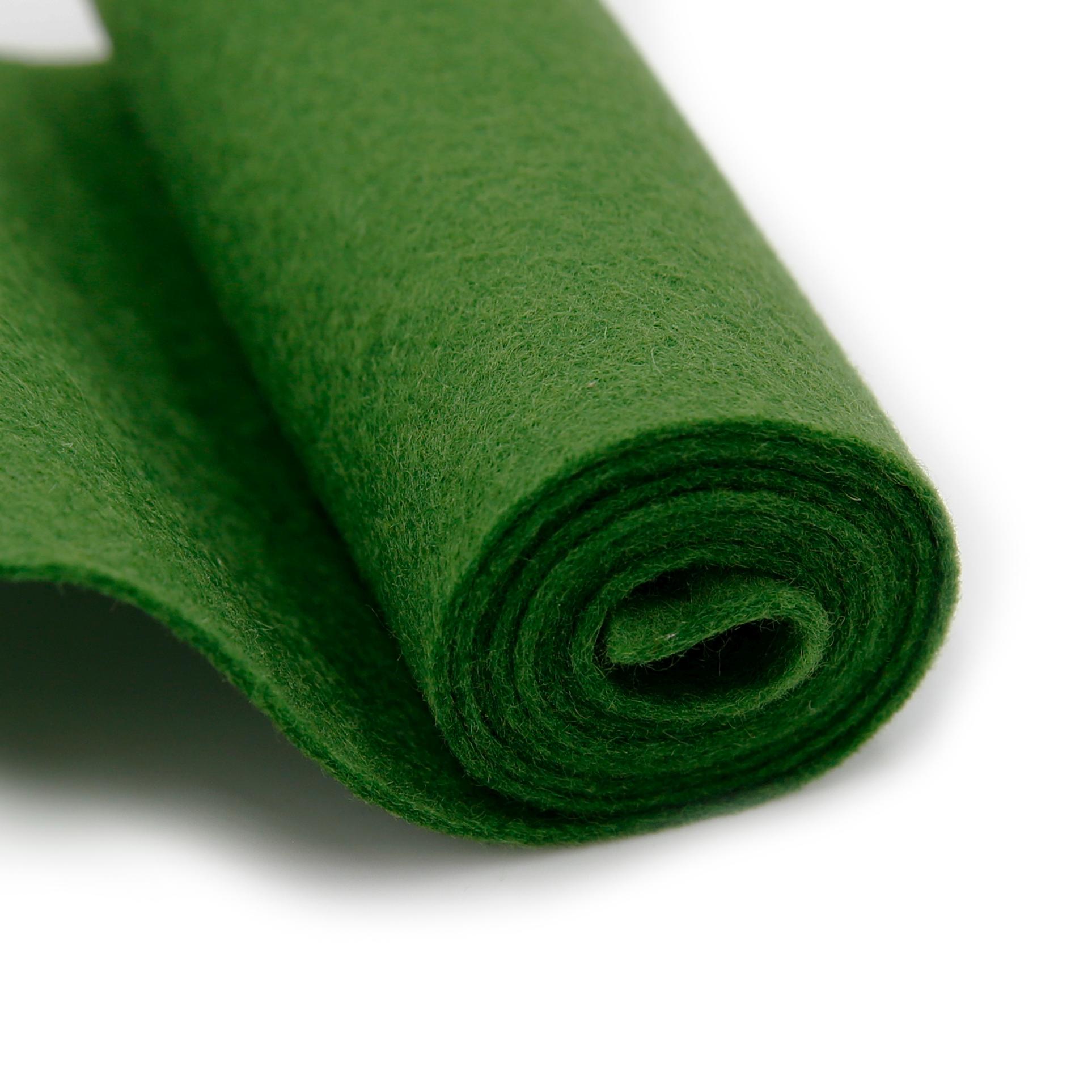 100 Percent Wool Felt Roll - Wool Felt Color MOSS - 5
