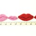 Felted Lips | Felt Lips | Valentine Lips - Etsy
