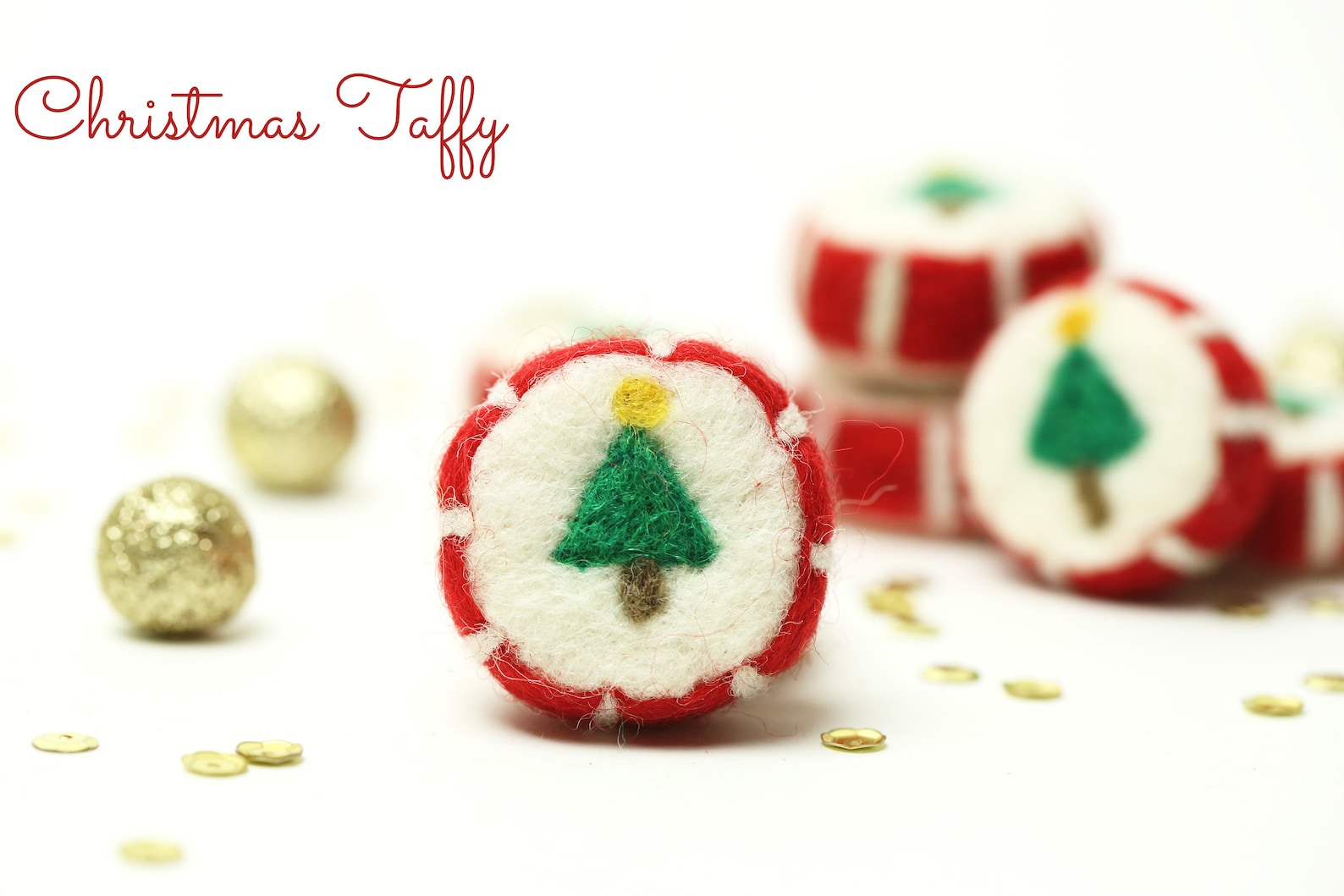 Felt Candy Felt Christmas Taffy Felt Christmas Tree Candy - Etsy