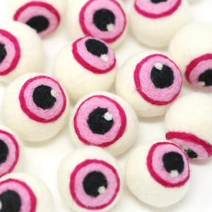 Felt Eyeballs 3 Cm // Halloween Eyeballs // Halloween Felt Shapes ...