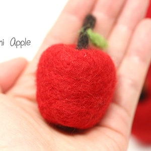 Felt Apples | Whole Apples | Whole Felt Apples | Felt Shapes - 2 Sizes ...