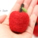 Felt Apples Whole Apples Whole Felt Apples Felt Shapes 2 Sizes ...