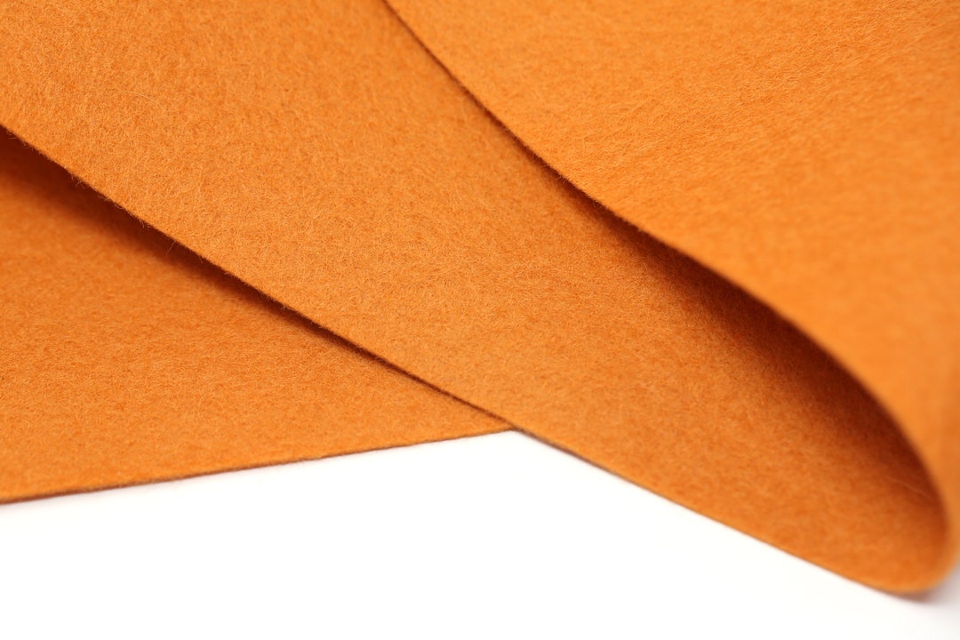 100% Wool Felt Sheet in Color GINGER - 18" X 18" Wool Felt Sheet ...