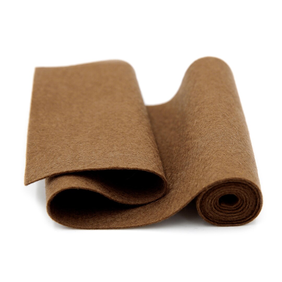 100 Percent Wool Felt Roll in Color CAPPUCCINO - 5" X 36" Wool Felt ...