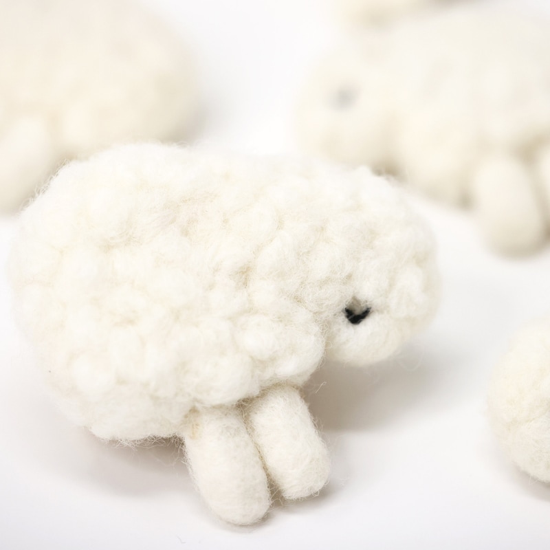 Wool Sheep Plushie - Etsy