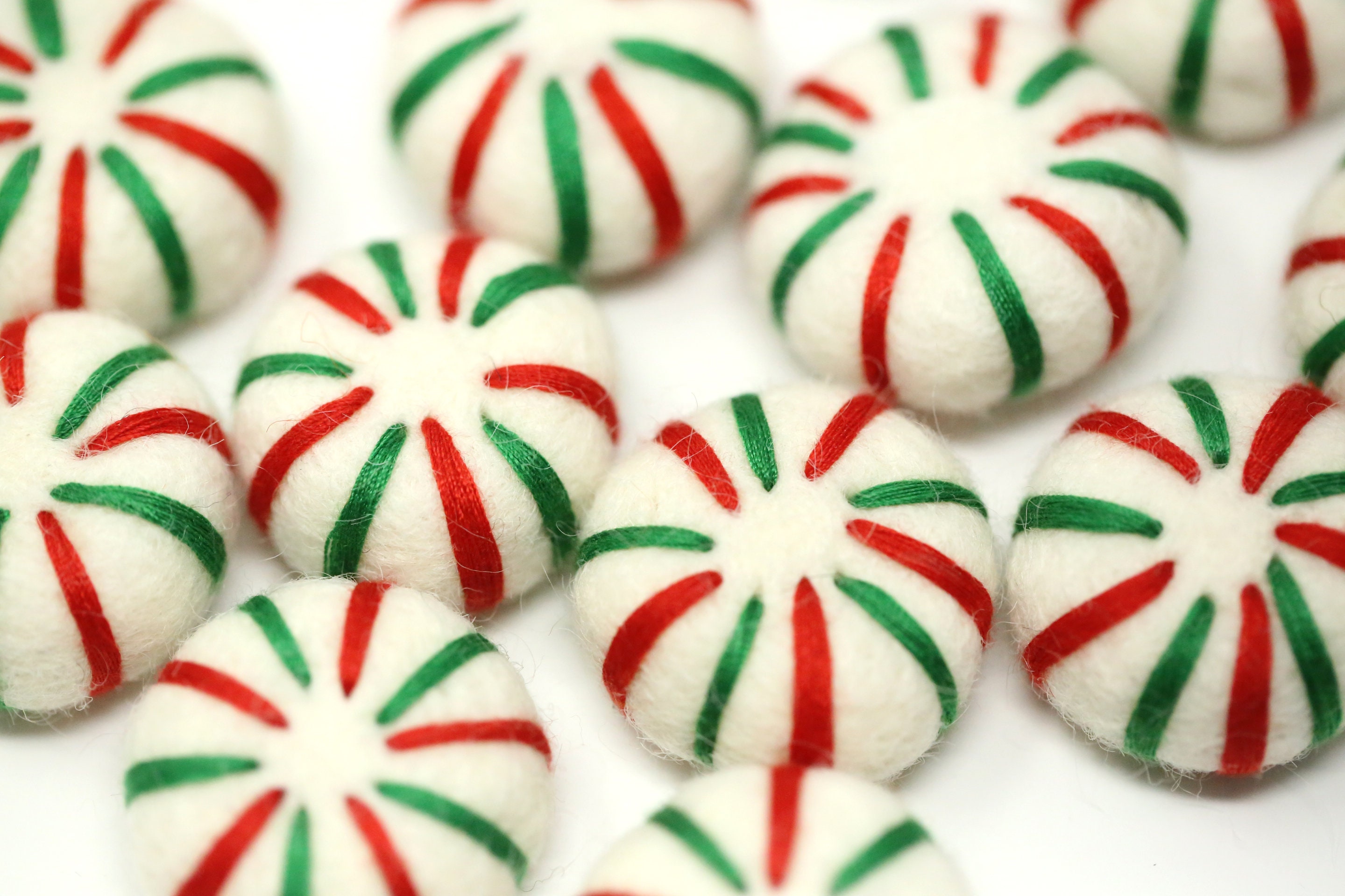 Peppermint Candy // Felt Peppermint Candies // Felt Peppermint - Etsy ...