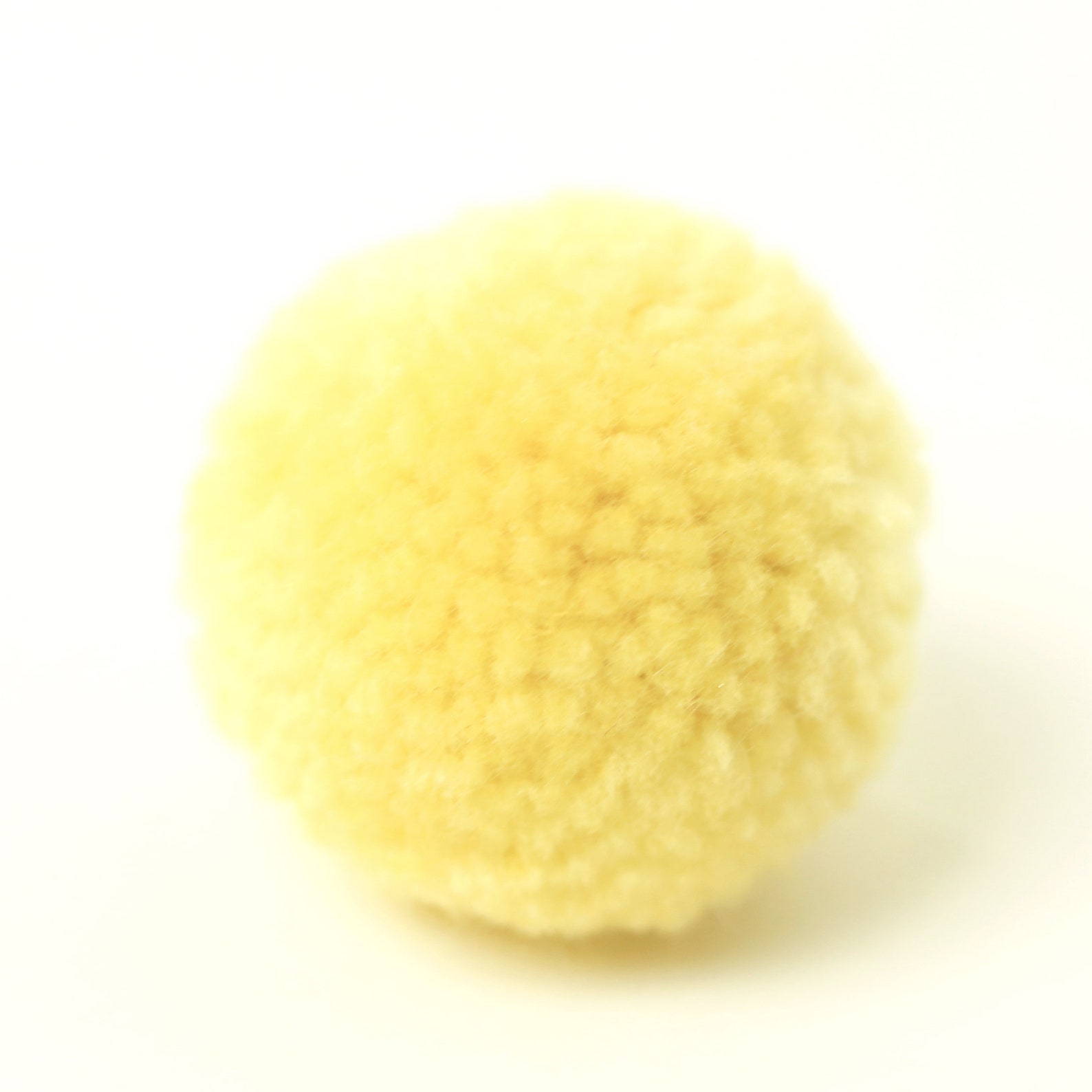 Yarn Poms P25 BABY YELLOW Yarn Pom Pom - Etsy