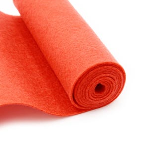 Wool Felt in Color SALMON - 100% Wool Felt - Pure Wool Felt - Merino ...