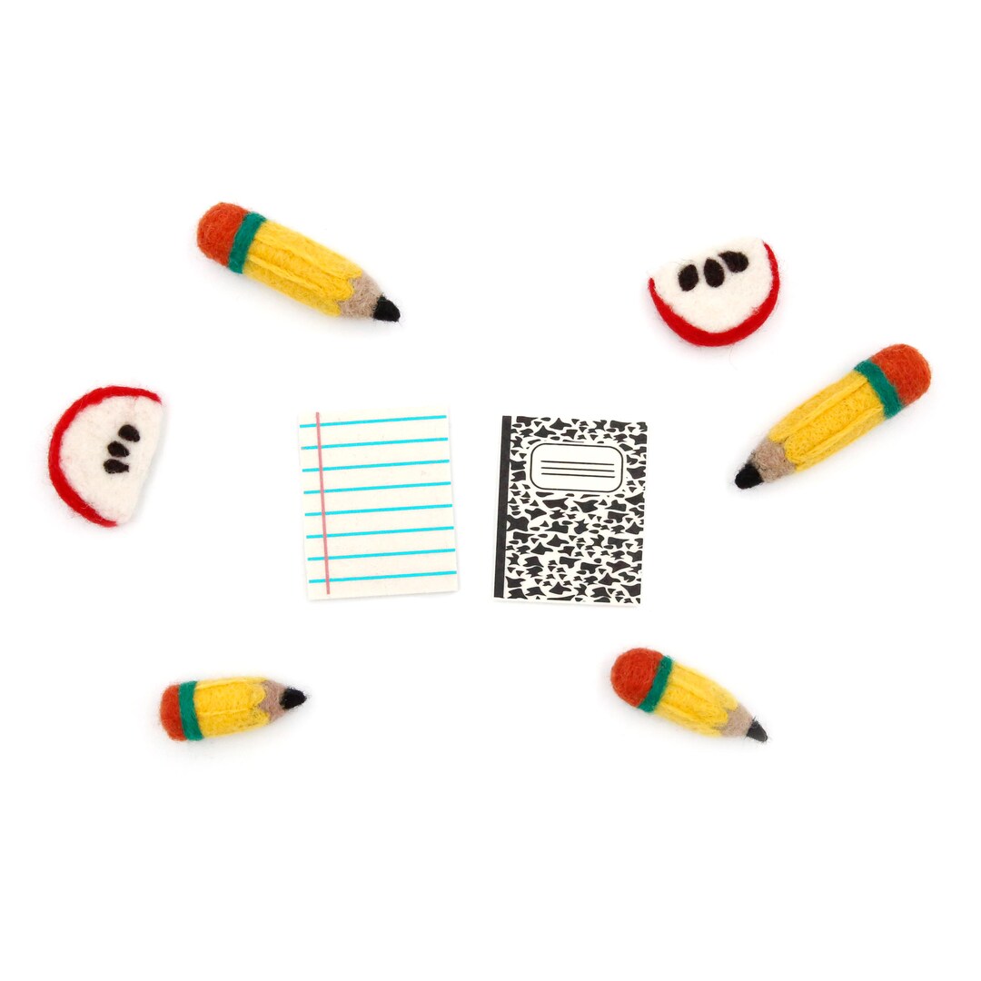 Wool Felt Notebook | Wool Felt Composition Book | Back-to-school Felt ...