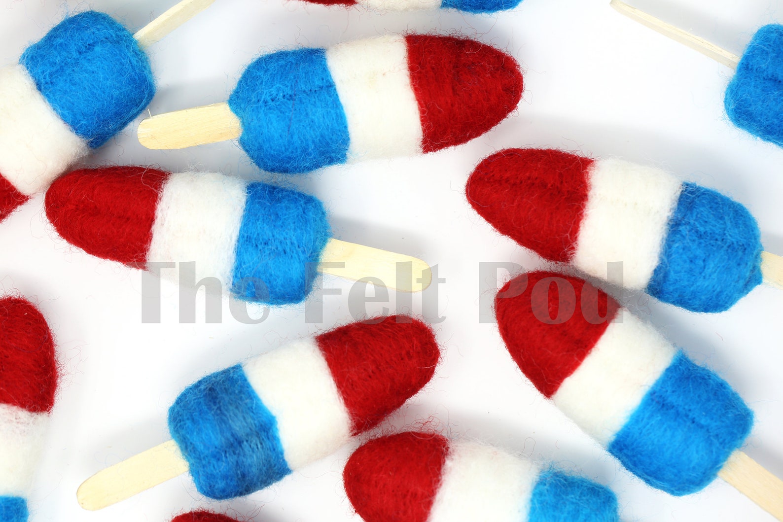 Felt Rocket Pops Felted Rocket Pops Felt Popsicles Felt | Etsy