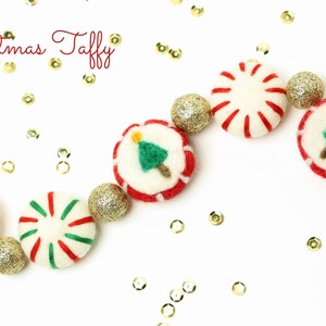 Felt Candy | Felt Christmas Taffy | Felt Christmas Tree Candy | Felt ...