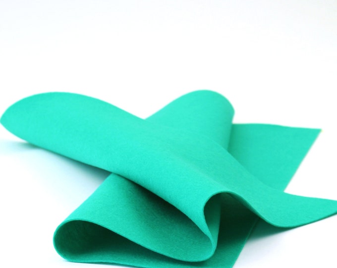 Teal 100% Wool Felt // Pure Merino Wool Felt Sheets // Bellwether ...