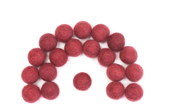 Felt Balls Felt Poms // Felt Pom Poms // Felt Beads // Felt | Etsy