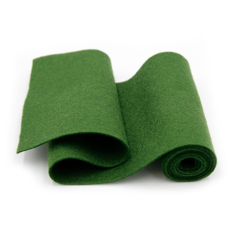 Green Moss Wool Felt - Etsy