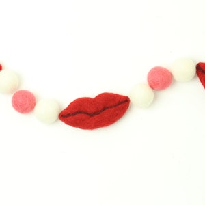 Felted Lips | Felt Lips | Valentine Lips - Etsy
