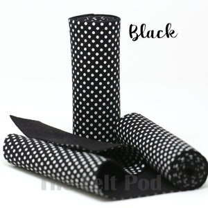 NEW Polka Dot Felt | White Polka Dot Wool Felt | Printed Wool Felt - Etsy