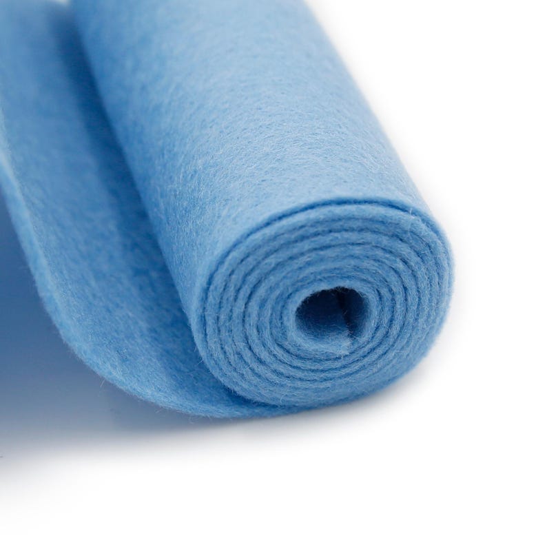 Blue Wool Felt | Blue Felt Rolls | 100 Percent Wool Felt | 5" X 36 ...