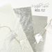 Metallic Silver Printed Felt // Metallic Silver Felt // Metallic Silver ...