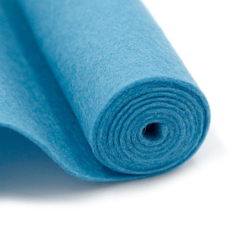 Blue Wool Felt | Blue Felt Rolls | 100 Percent Wool Felt | 5" X 36 ...
