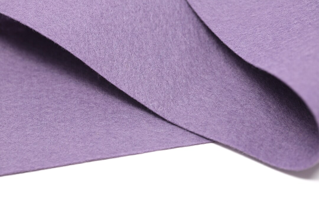 100% Wool Felt Sheet in Color WOOD VIOLET - 18" X 18" Wool Felt Sheet ...
