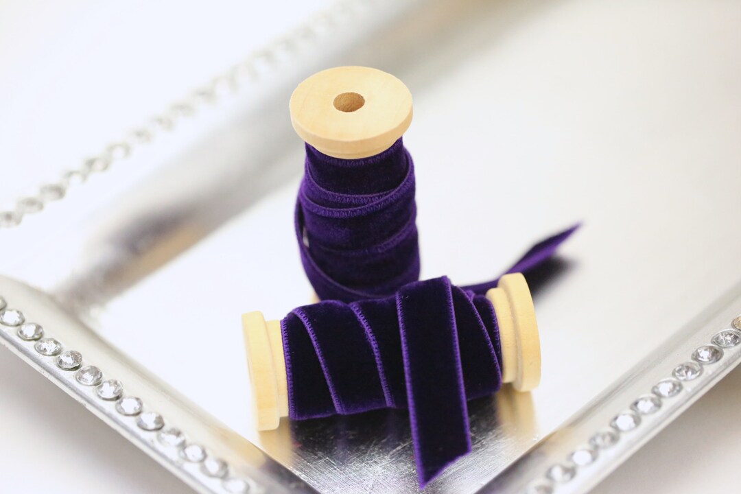 Velvet Ribbon // Double Sided Velvet Ribbon // Double Faced Velvet ...