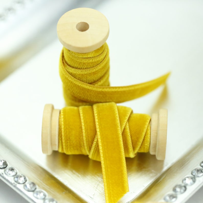 Velvet Ribbon // Double Sided Velvet Ribbon // Double Faced - Etsy