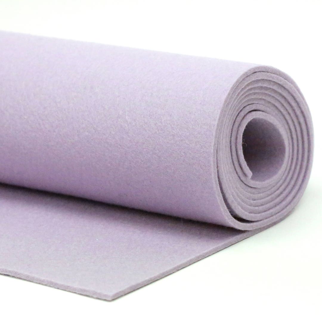3mm Wool Felt LILAC // Thick Wool Felt // Designer Wool Felt - Handbag ...