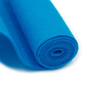 100 Percent Wool Felt in Color TURQUOISE - 5" X 36" Wool Felt Roll ...