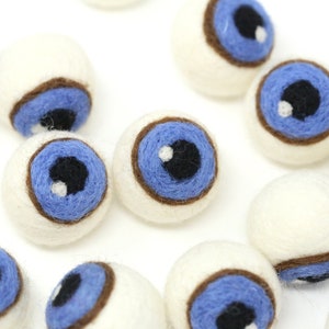 Felt Eyeballs 3 Cm // Halloween Eyeballs // Halloween Felt Shapes ...