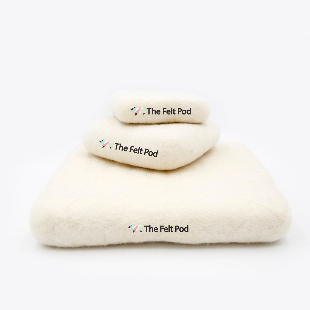 Needle Felting Mat - Square - All Natural Wool Felt Mat for Needle ...