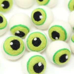 Felt Eyeballs 3 Cm // Halloween Eyeballs // Halloween Felt Shapes ...