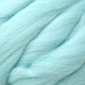 Merino Wool Roving 21 Micron - Blue Wool Roving | Wet Felting Wool ...