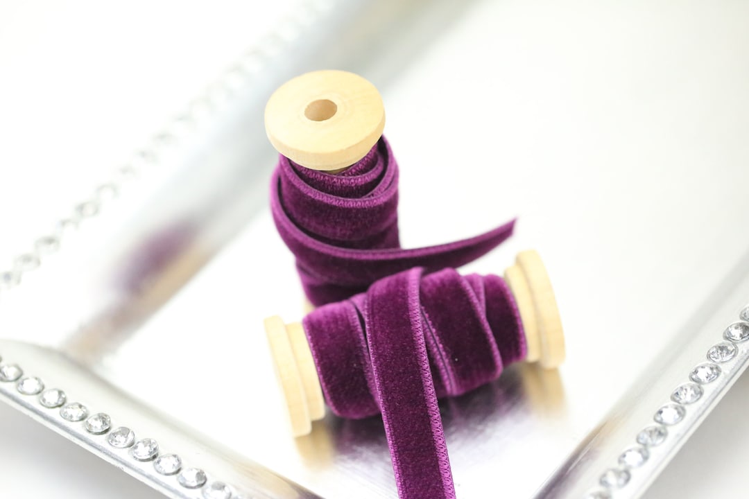 Velvet Ribbon // Double Sided Velvet Ribbon // Double Faced Velvet ...