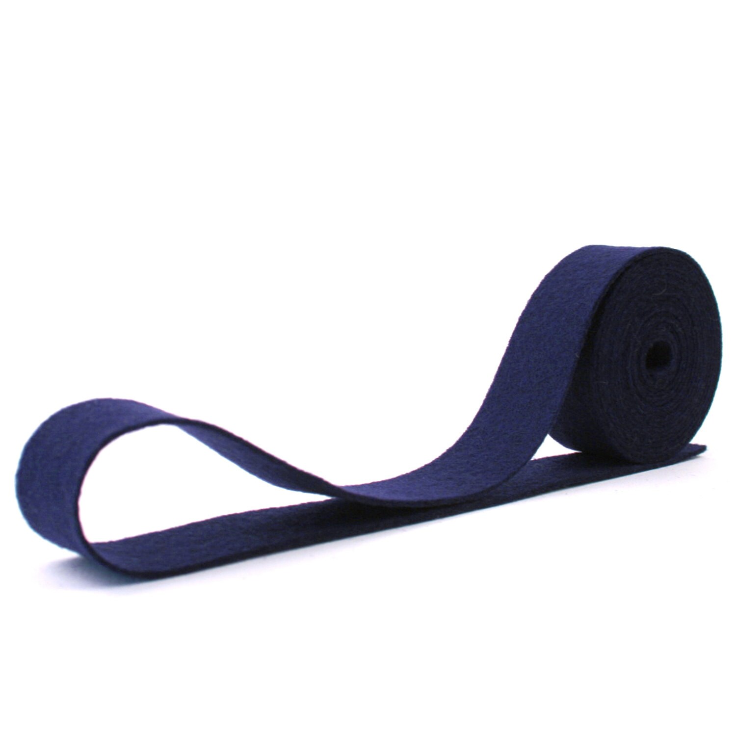 100 Percent Wool Felt Ribbon in Color NAVY - 3/4" X 2 Yards - Navy ...