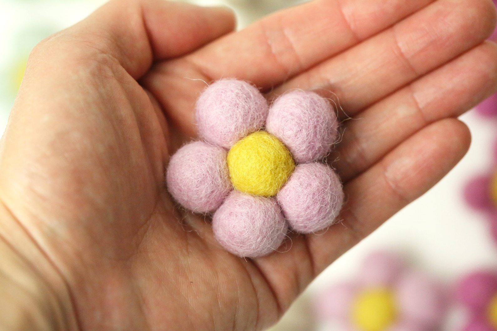 Felt Flowers Felt Daisy Felt Daisies - Etsy