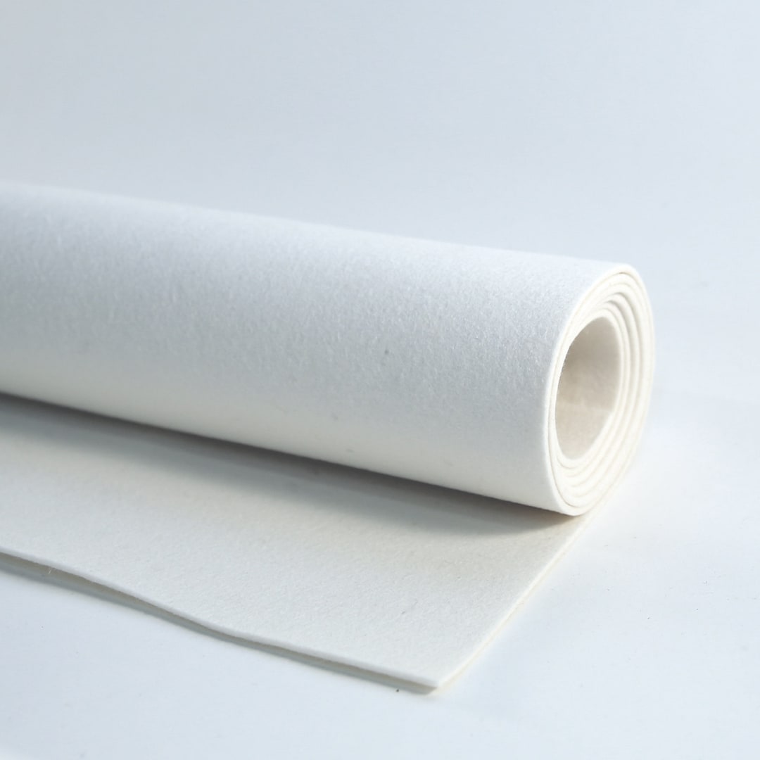 Thick Wool Felt 3mm 9 X 18 100% Wool Felt White - Etsy
