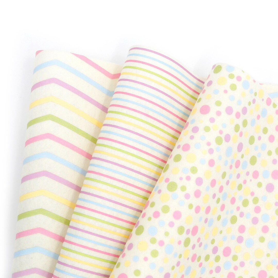 Merino Wool Felt | Printed Felt | Patterned Felt | EASTER JOY Wool Felt ...