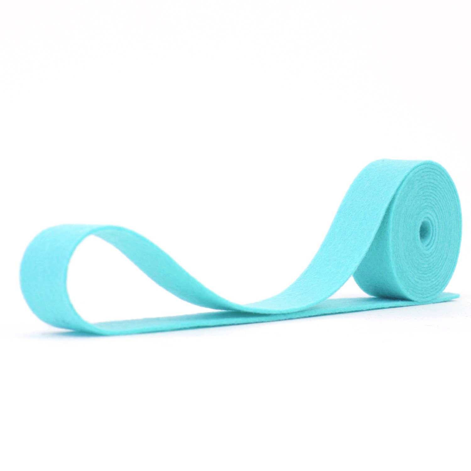 Wool Felt 100 Percent Wool Felt Ribbon in Color CELESTE | Etsy