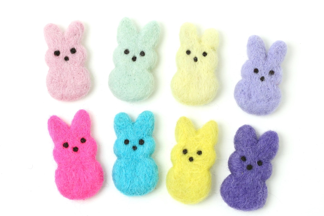 Felt Bunny Peeps | Felt Peeps | Bowl Fillers | Easter Basket Bowl ...
